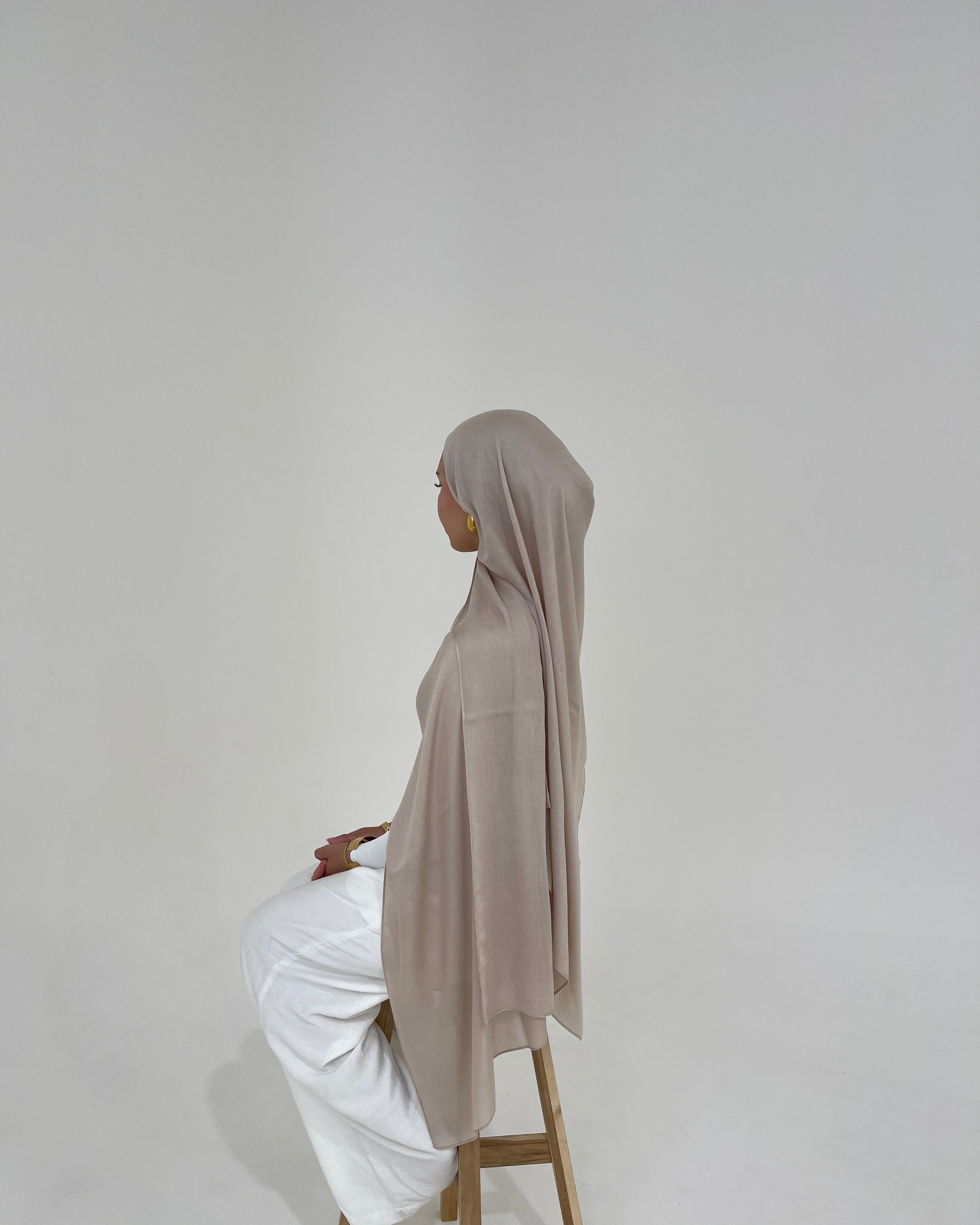 Plain Modal Hijab - SHELL – Bareity Boutique